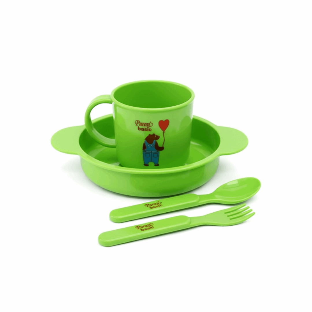 Pureen basic Feeding Set (Green) – ShopMustafa