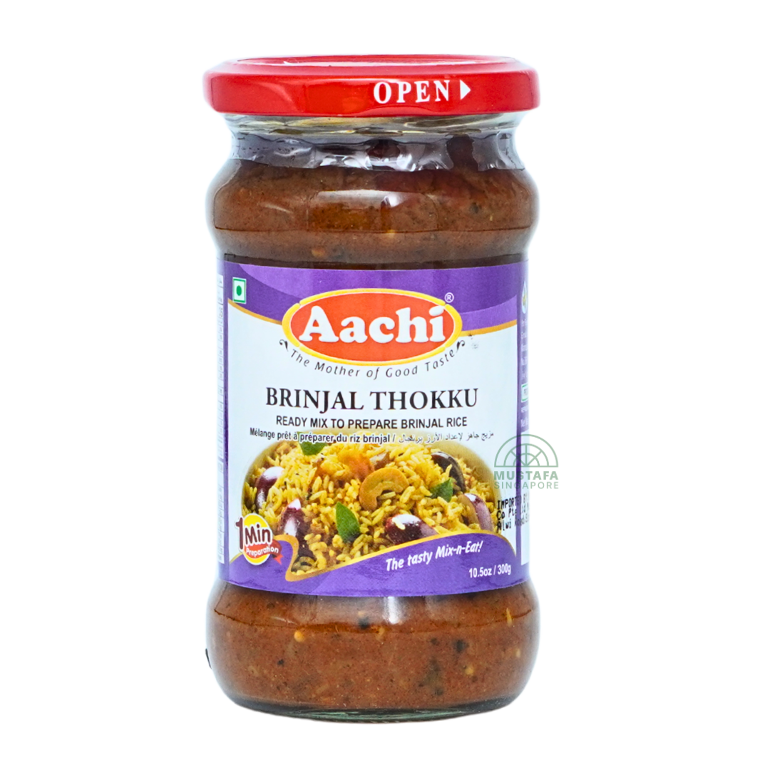 Aachi Brinjal Thokku (Ready Mix For Brinjal Rice) 300g – ShopMustafa