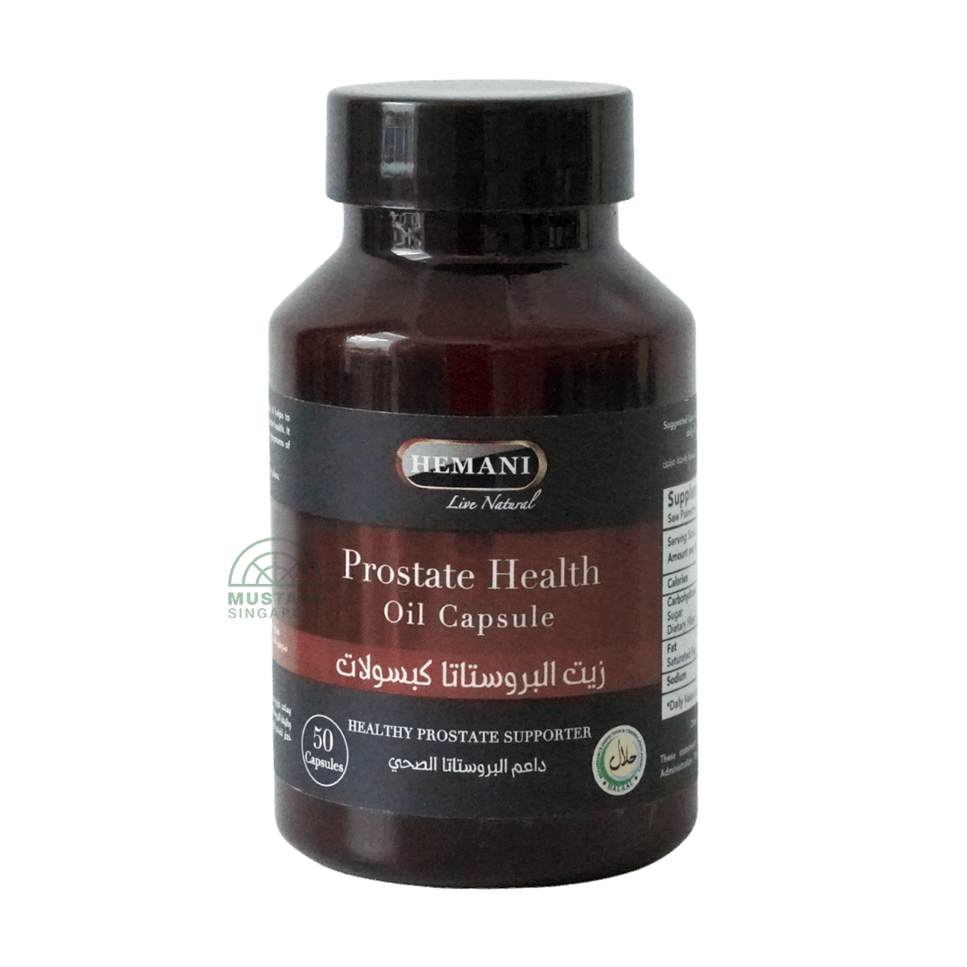 Hemani Prostate Health Oil Capsule (Healthy Prostate Supporter) 50 cap ...