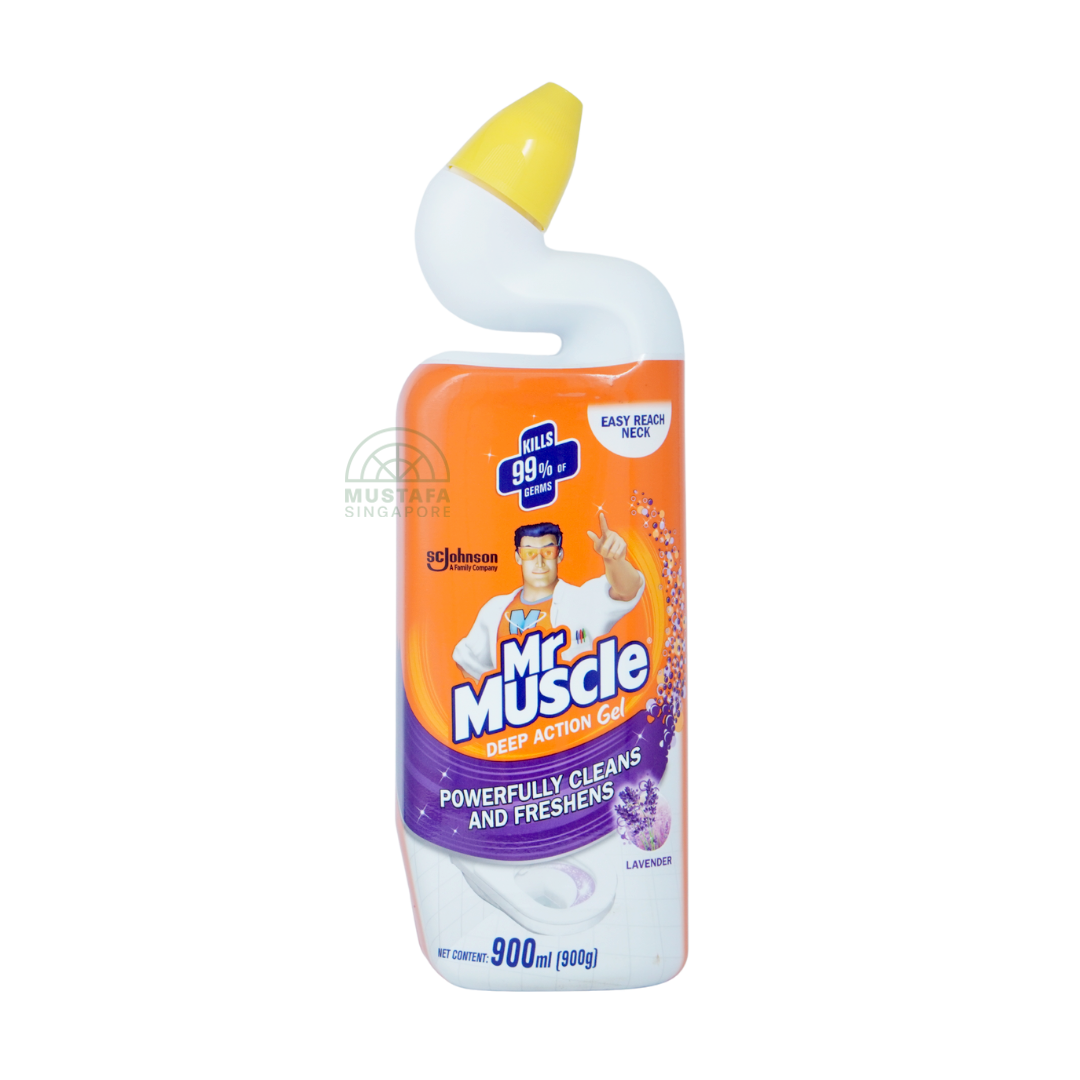 Mr Muscle Toilet Cleaner Deep Action Gel Lavender 900ml – ShopMustafa