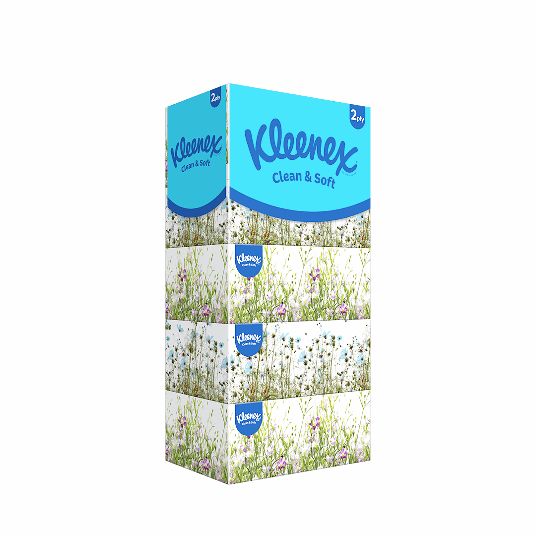 Kleenex 2 Ply Facial Tissue 150s Garden – ShopMustafa